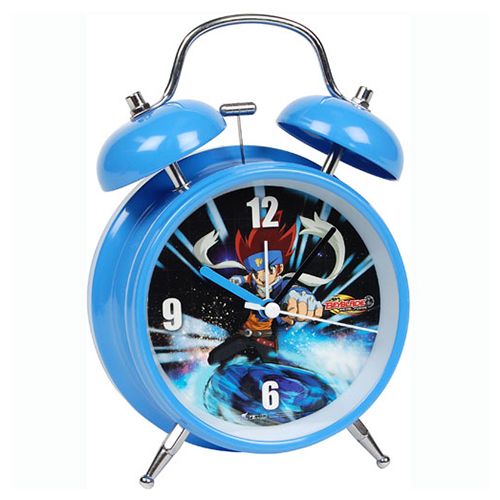 Beyblade blue alarm clock