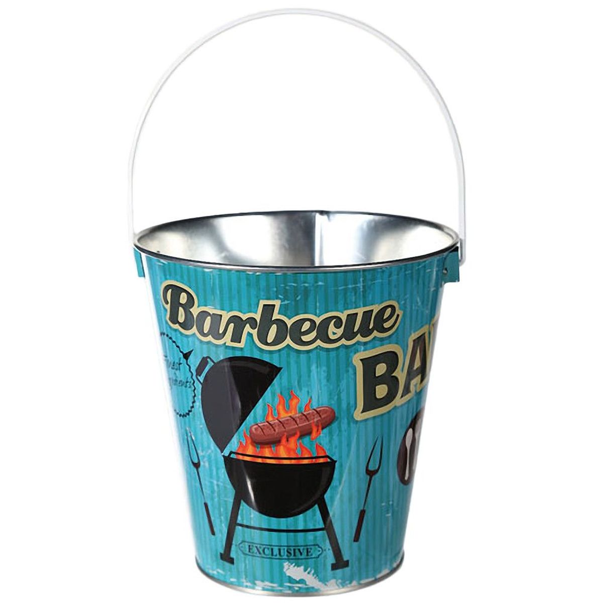 Small Metal Beer Bucket 18 x 18 cm - Barbecue