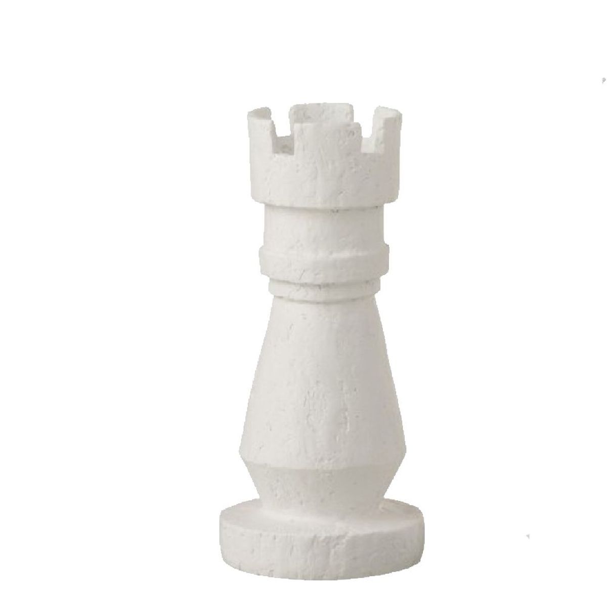 white Tower chess piece